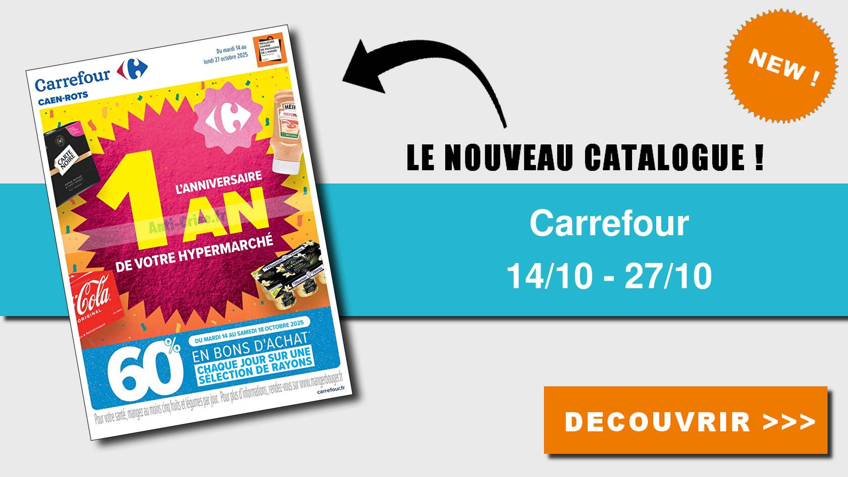 Anti-crise.fr | Catalogue Carrefour du 14 au 27 octobre 2025 (Caen-Rots ...