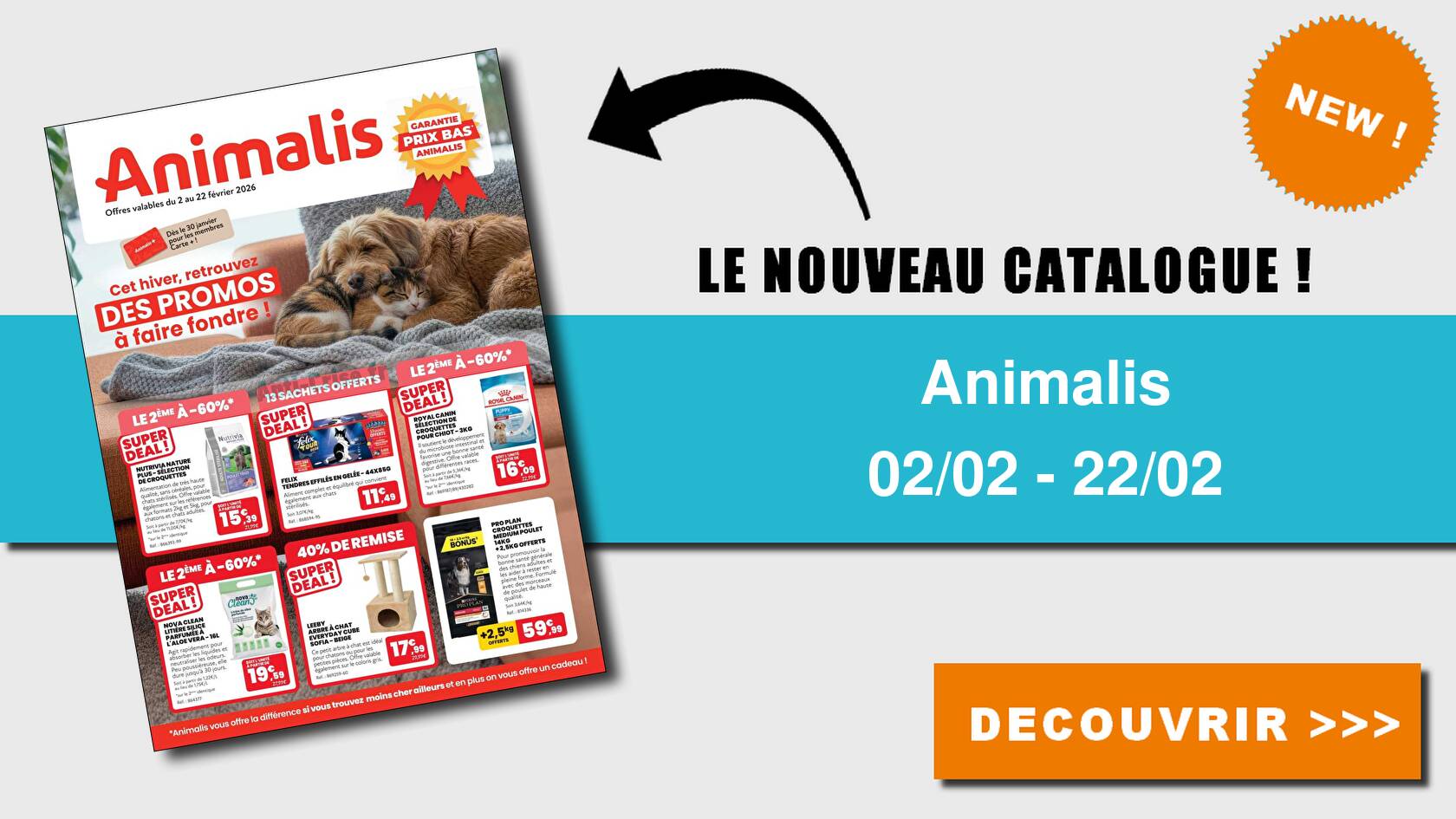 Anti-crise.fr | Catalogue Animalis du 02 au 22 février 2026ANIMALIS ...