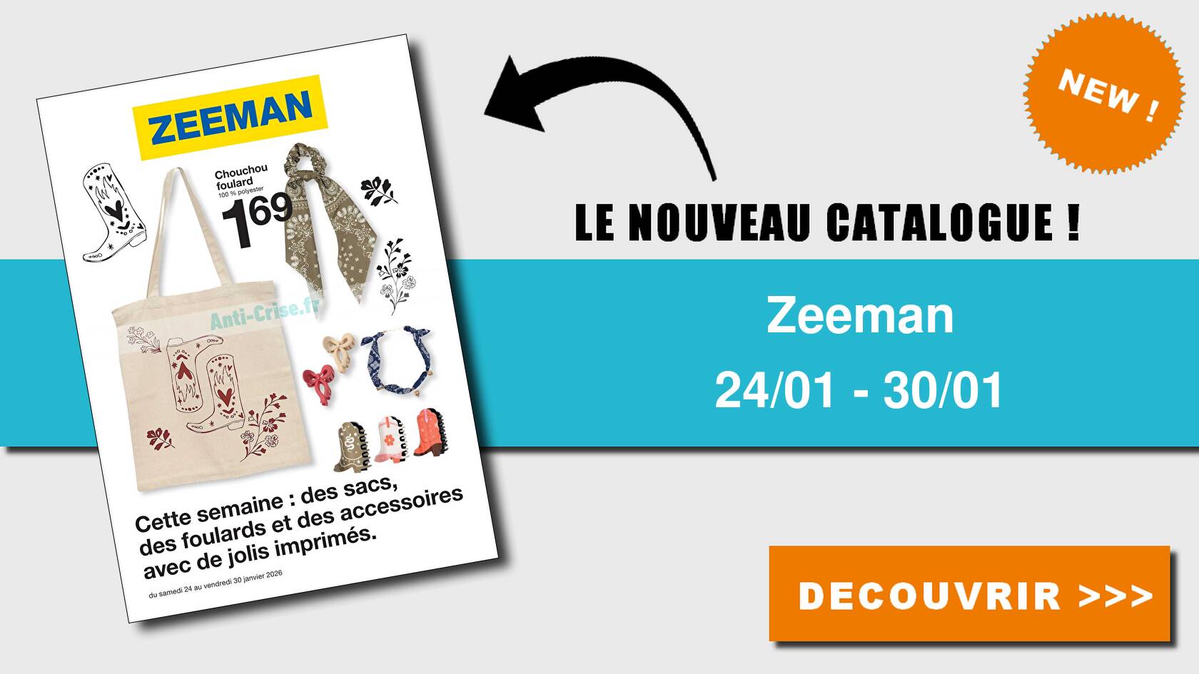 Anti-crise.fr | Catalogue Zeeman du 24 au 30 janvier 2026ZEEMAN : le ...