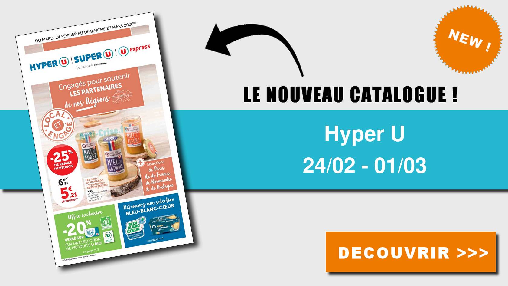 Anti-crise.fr | Catalogue Hyper U du 24 février au 01 mars 2026 (Ile de ...