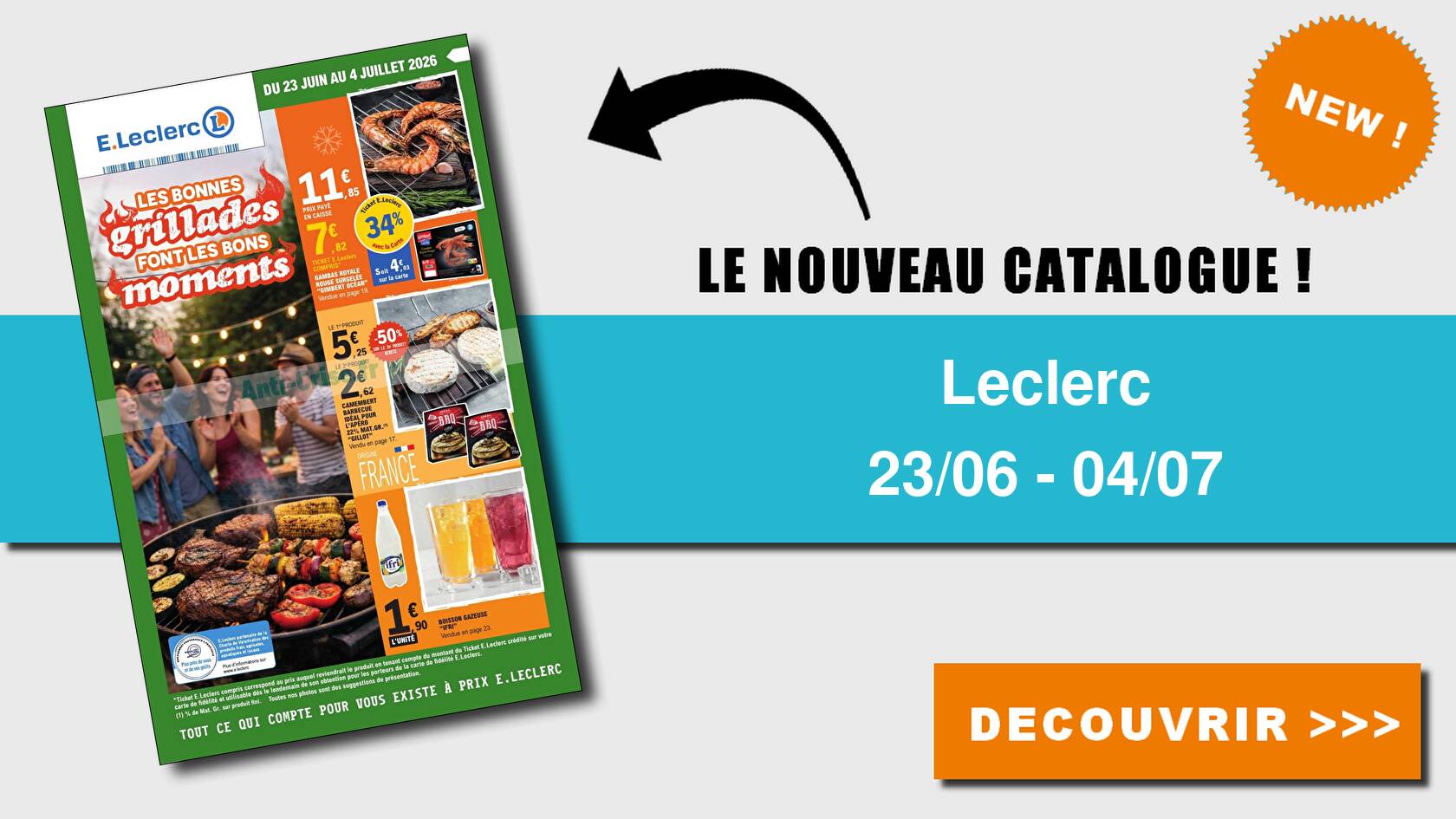 Anti-crise.fr | Catalogue Leclerc du 23 juin au 04 juillet 2026 (IDF ...
